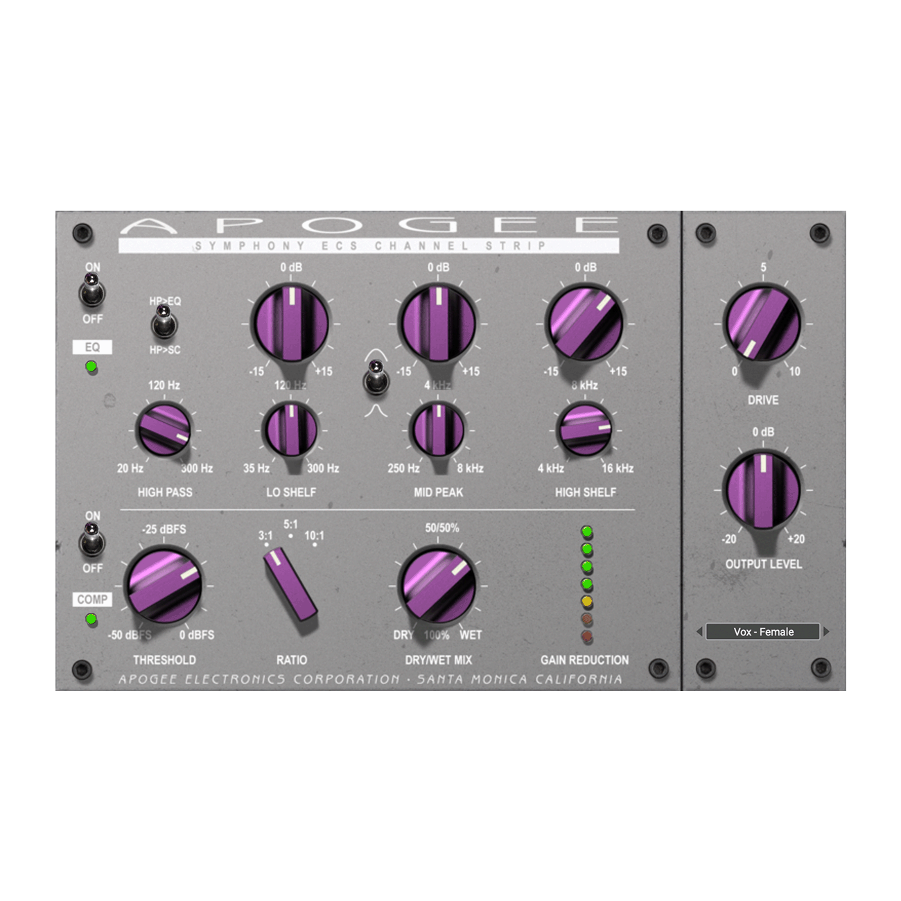 ECS Channel Strip Apogee Electronics ECS Channel Strip Apogee Electronics